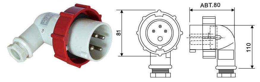 IMPA 792758,IEC Marine Plug
